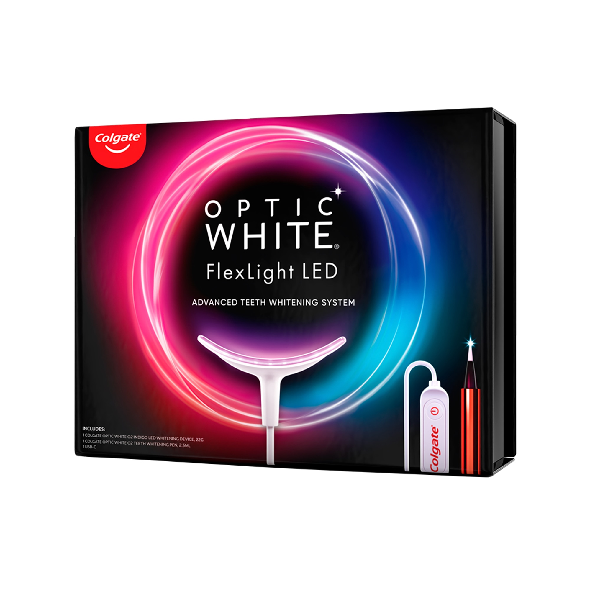 Bộ Kit trắng răng Colgate Optic White Flex Light LED | Colgate Optic White
